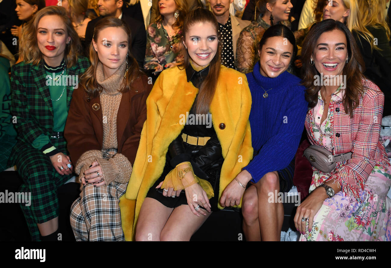 Berlin, Germany. 16th Jan, 2019. Caro Cult (l-r), Sonja Gerhardt ...