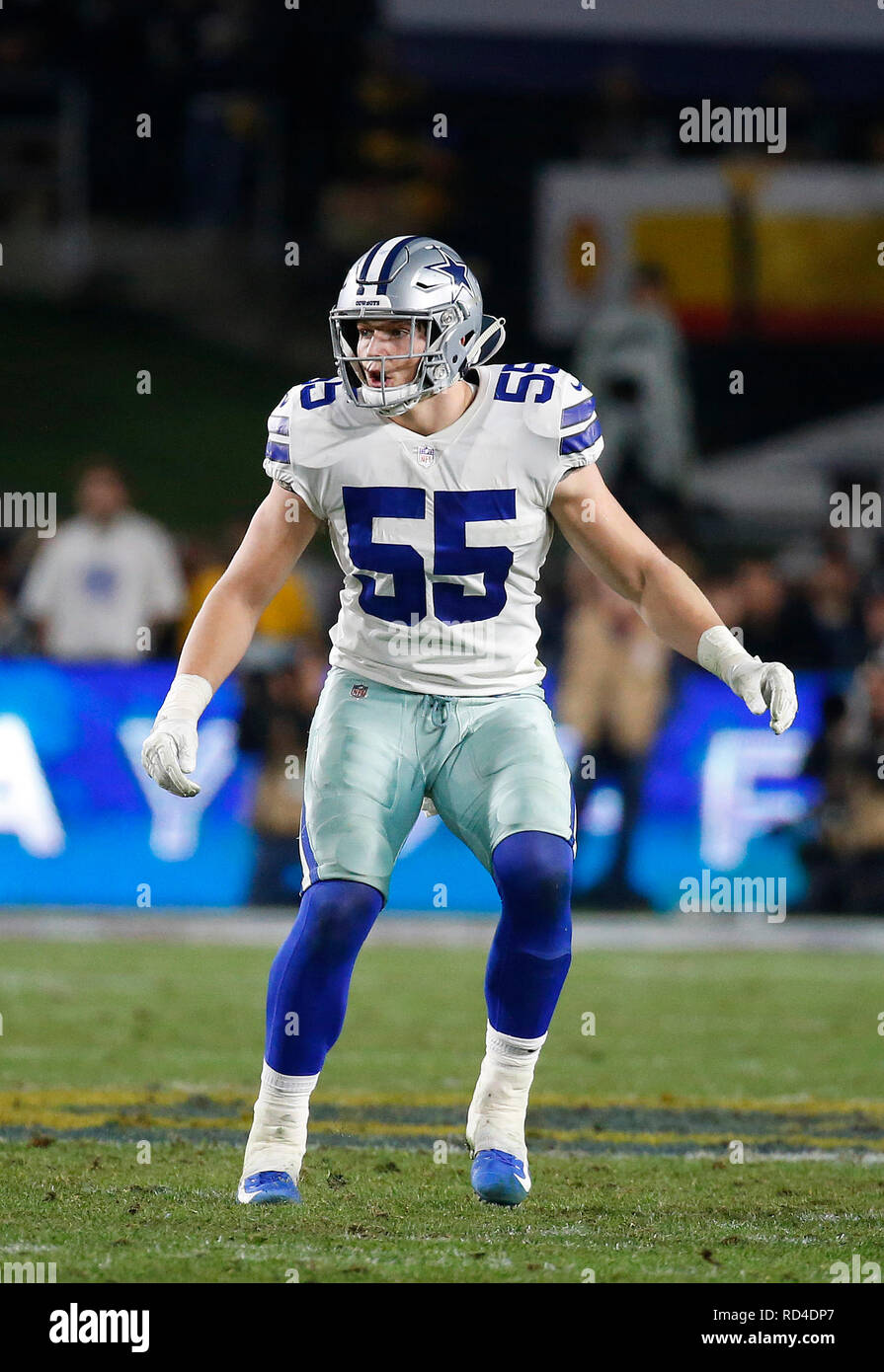 January 12, 2019 Dallas Cowboys outside linebacker Leighton Vander Esch ...