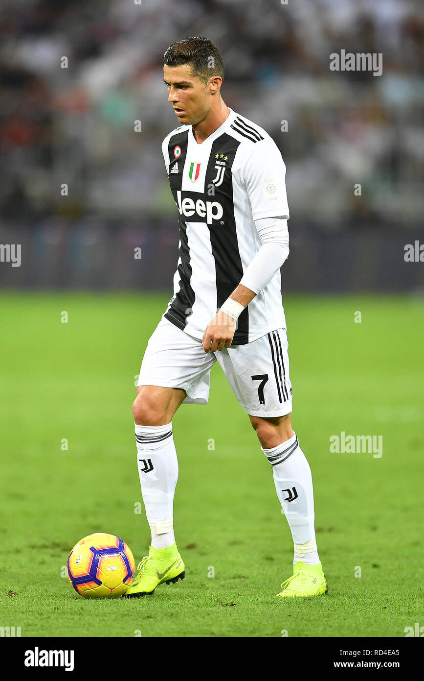 Jeddah, Saudi Arabia. 16th Jan, 2019. Juventus' Cristiano Ronaldo in ...