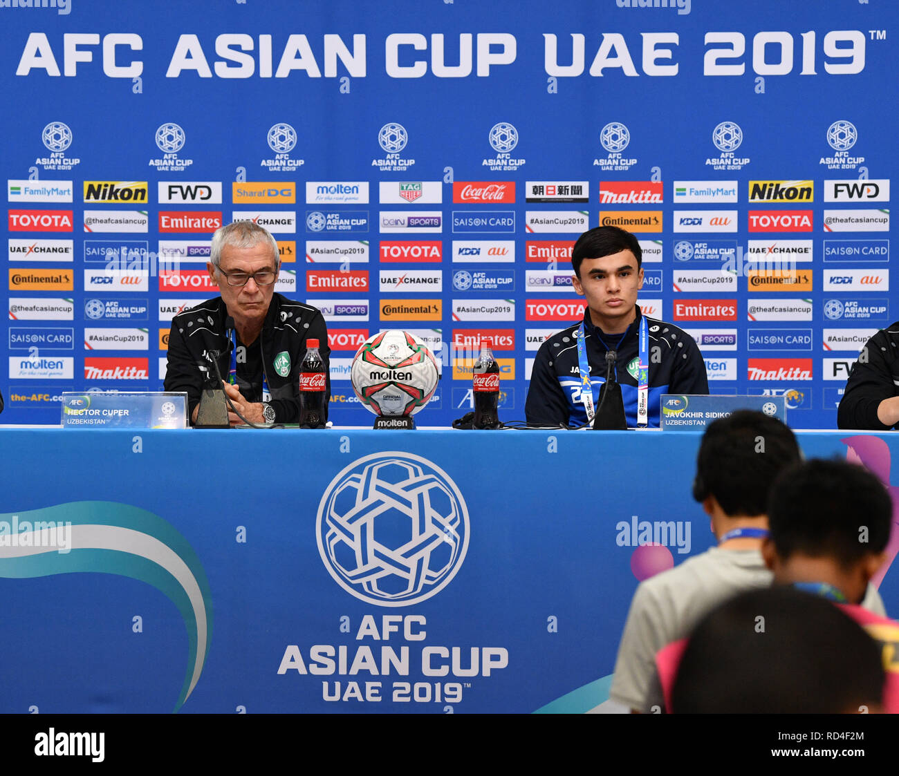 Al Ain, United Arab Emirates. Credit: MATSUO. 16th Jan, 2019. (L-R ...
