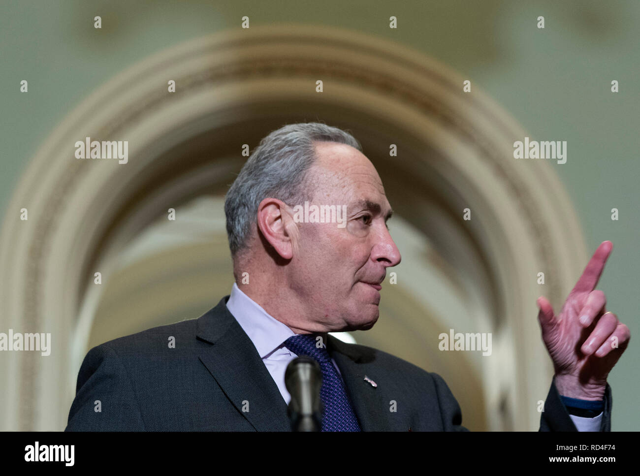 United States Senate Minority Leader Chuck Schumer (Democrat of New ...