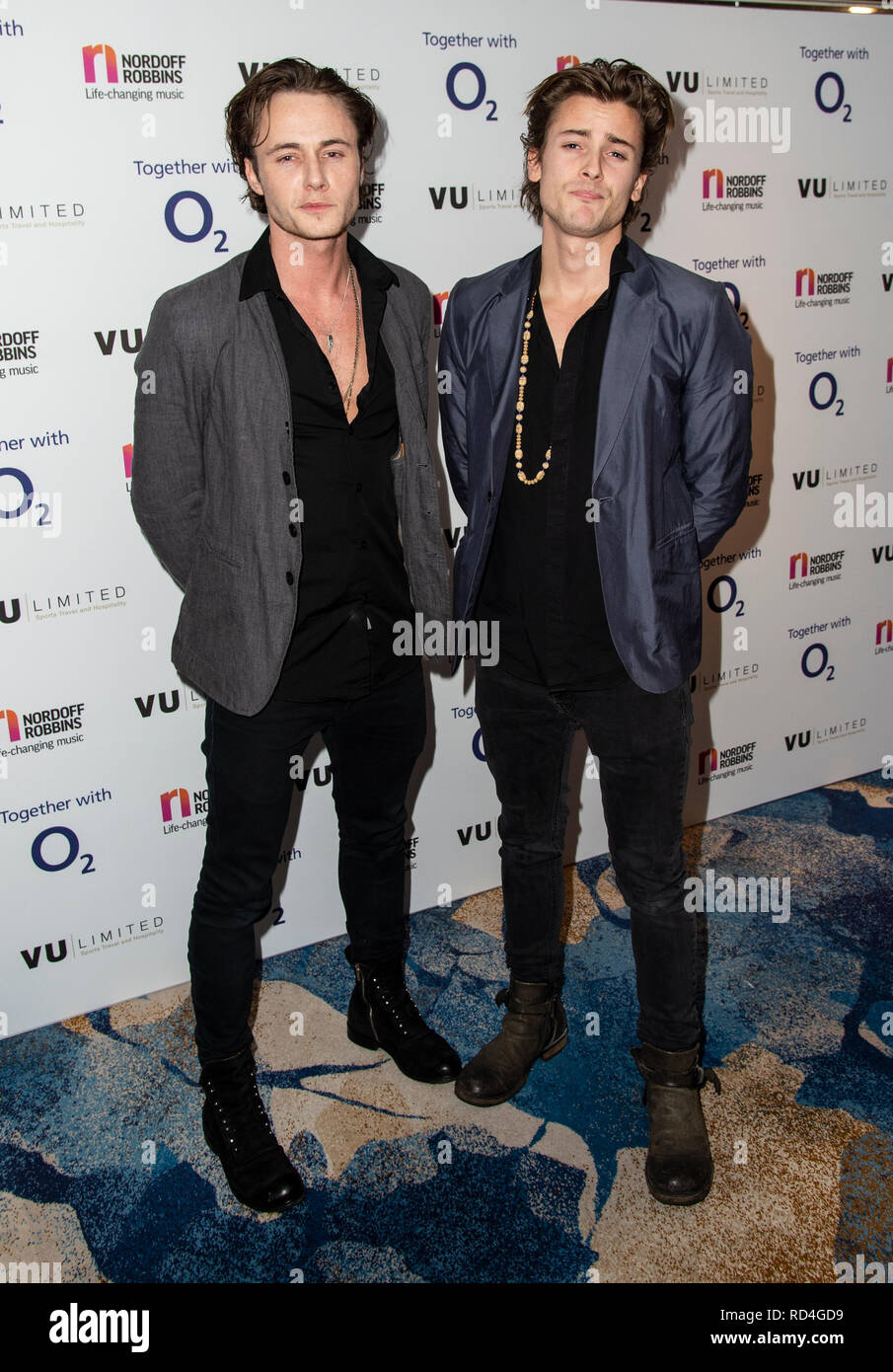 Elijah Rowan and Jack McEvoy attend the Legends Of Rugby Dinner 2019 in ...