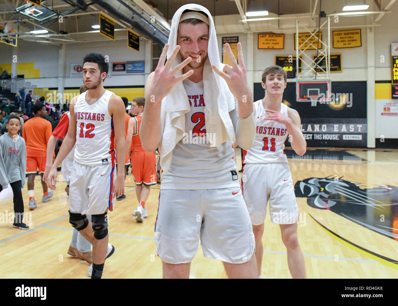 January 15, 2019: JJ Pearce High School Senior Drew Timme #2 had 32 ...