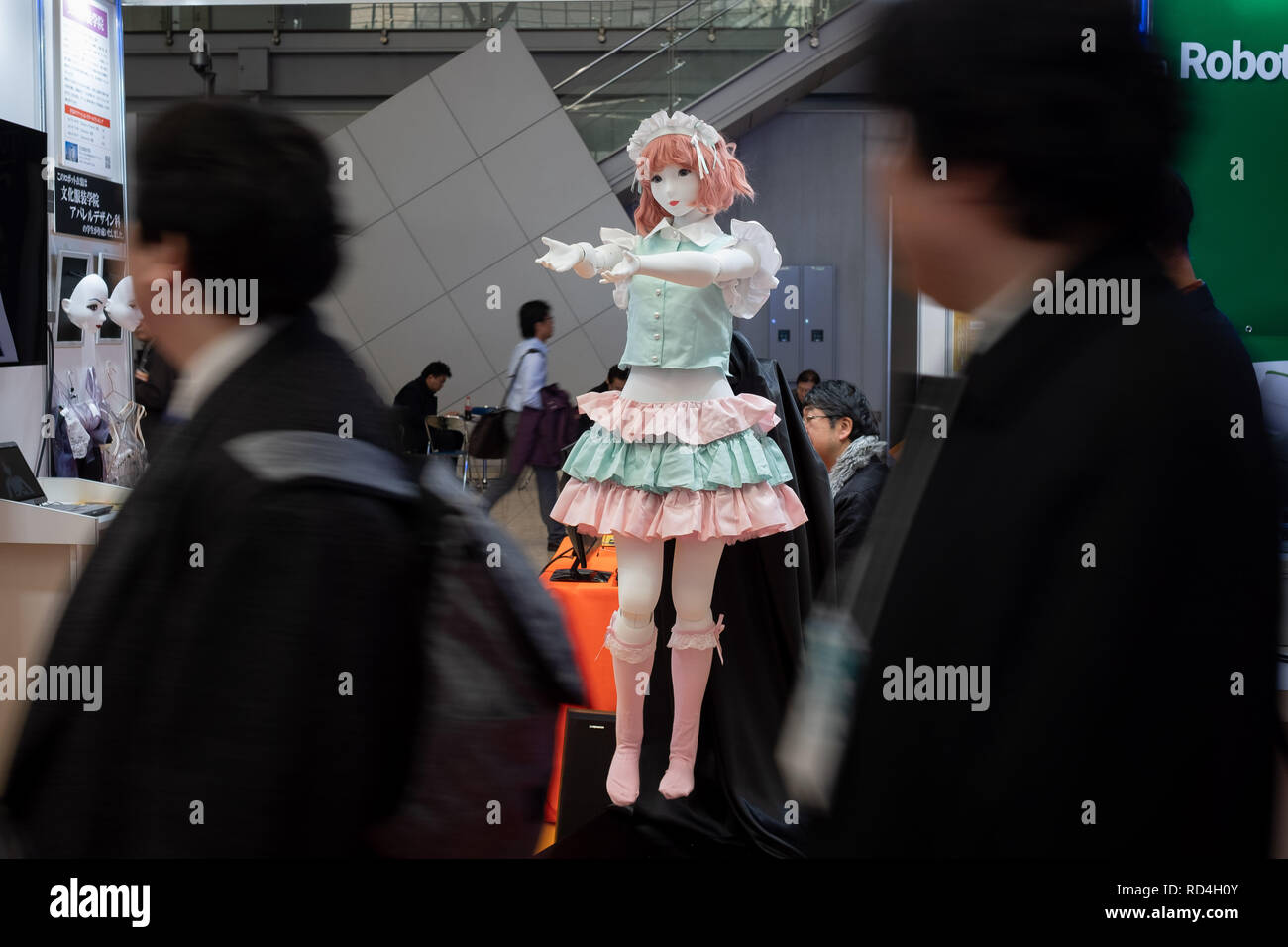 Tokyo, Japan. 17th January, 2019. Japanese robot venture Speecys ...