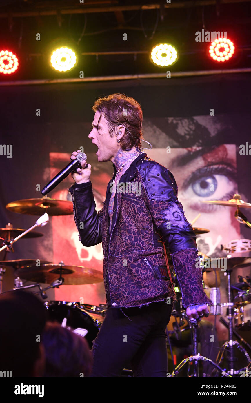 San Juan Capistrano, California, USA. 16th Jan, 2019. Josh Todd Vocals ...