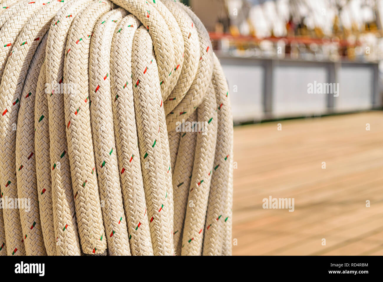 Sailing ship rigging close up hi-res stock photography and images - Alamy
