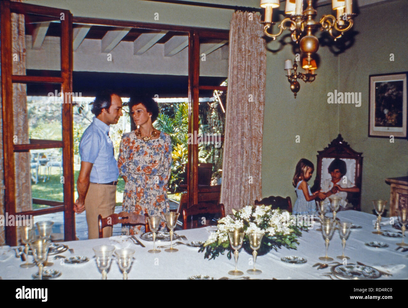 Prinzessin Maria Beatrice von Savoyen mit Ehemann Luis Reyna Corvalan ...