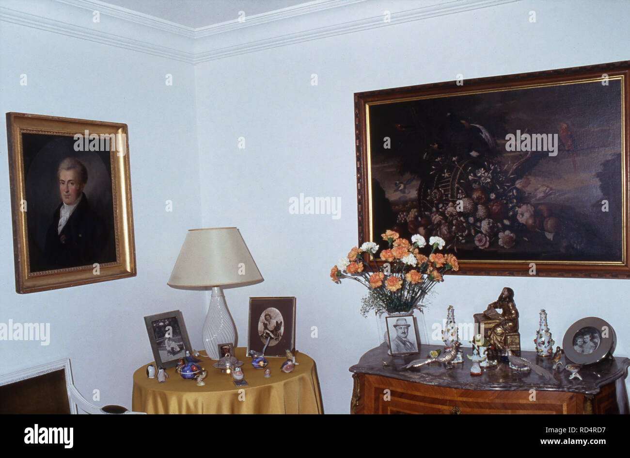 Zuhause bei Rudolf Graf und Herr von Schönburg Glauchau auf seinem ...