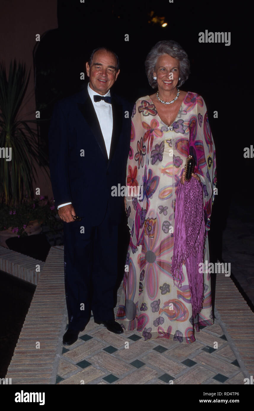 Rudolf Graf und Herr von Schönburg Glauchau mit Gemahlin Marie Louise ...