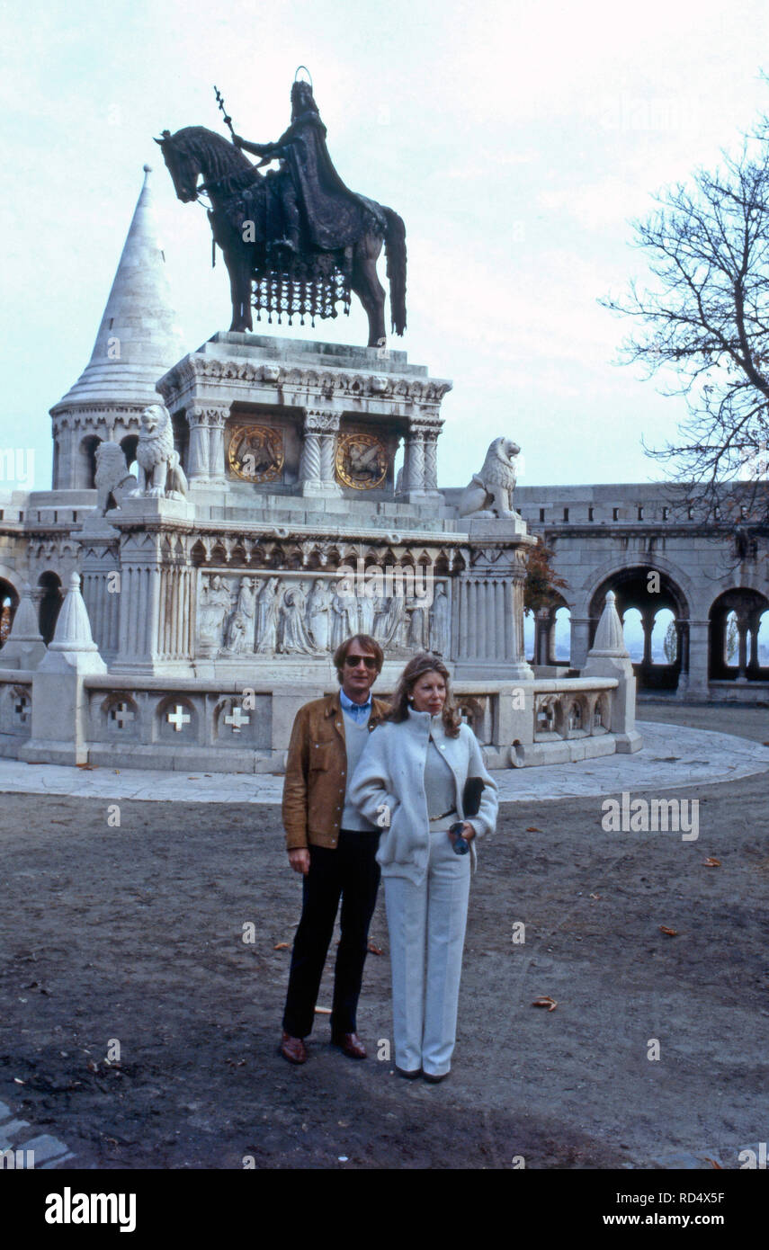 Michael Prinz von Preußen mit Ehefrau Jutta in Budapest, Ungarn 1978 ...