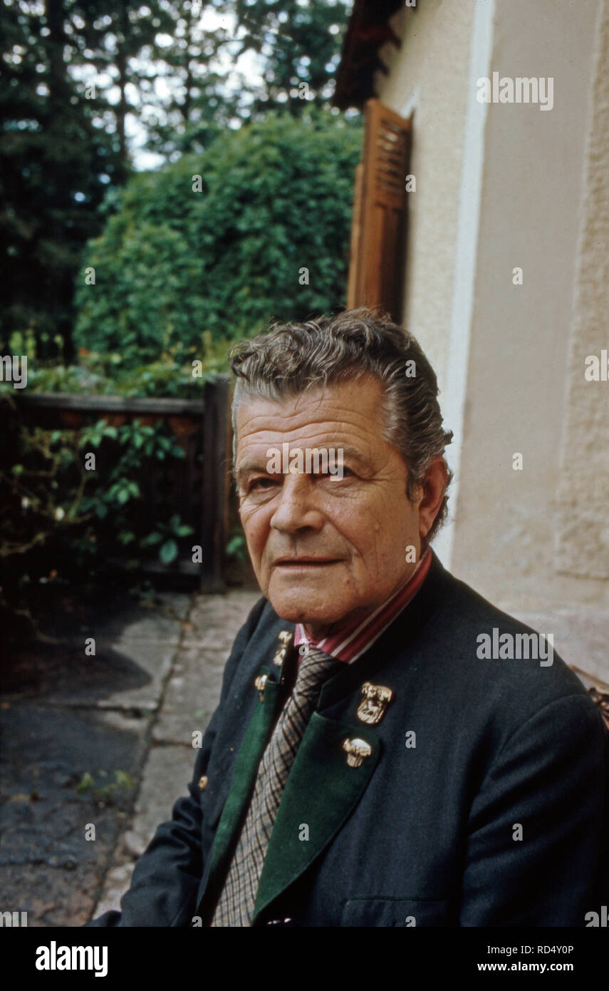 Tassilo Fürst von Fürstenberg in seinem Anwesen in Strobl, Österreich ...