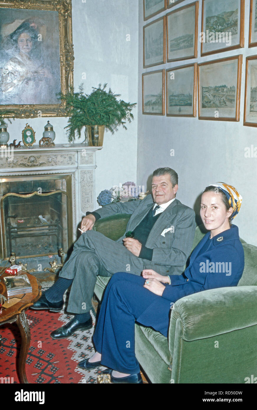 Tassilo Fürst von Fürstenberg empfängt Besuch in seinem Anwesen in ...