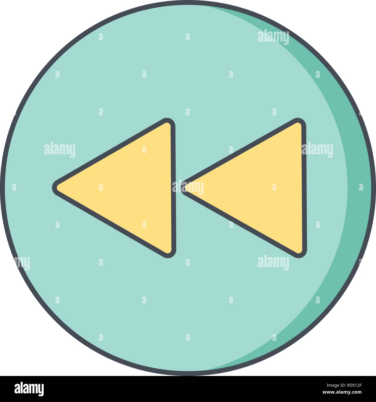 Back Sign Icon Vector Illustration For Personal And Commercial Use ...