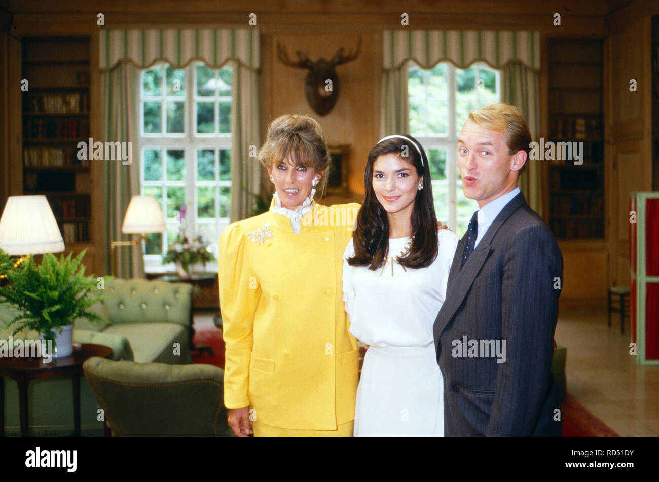 Carl Eduard von Bismarck mit seiner ersten Ehefrau, der amerikanischen ...