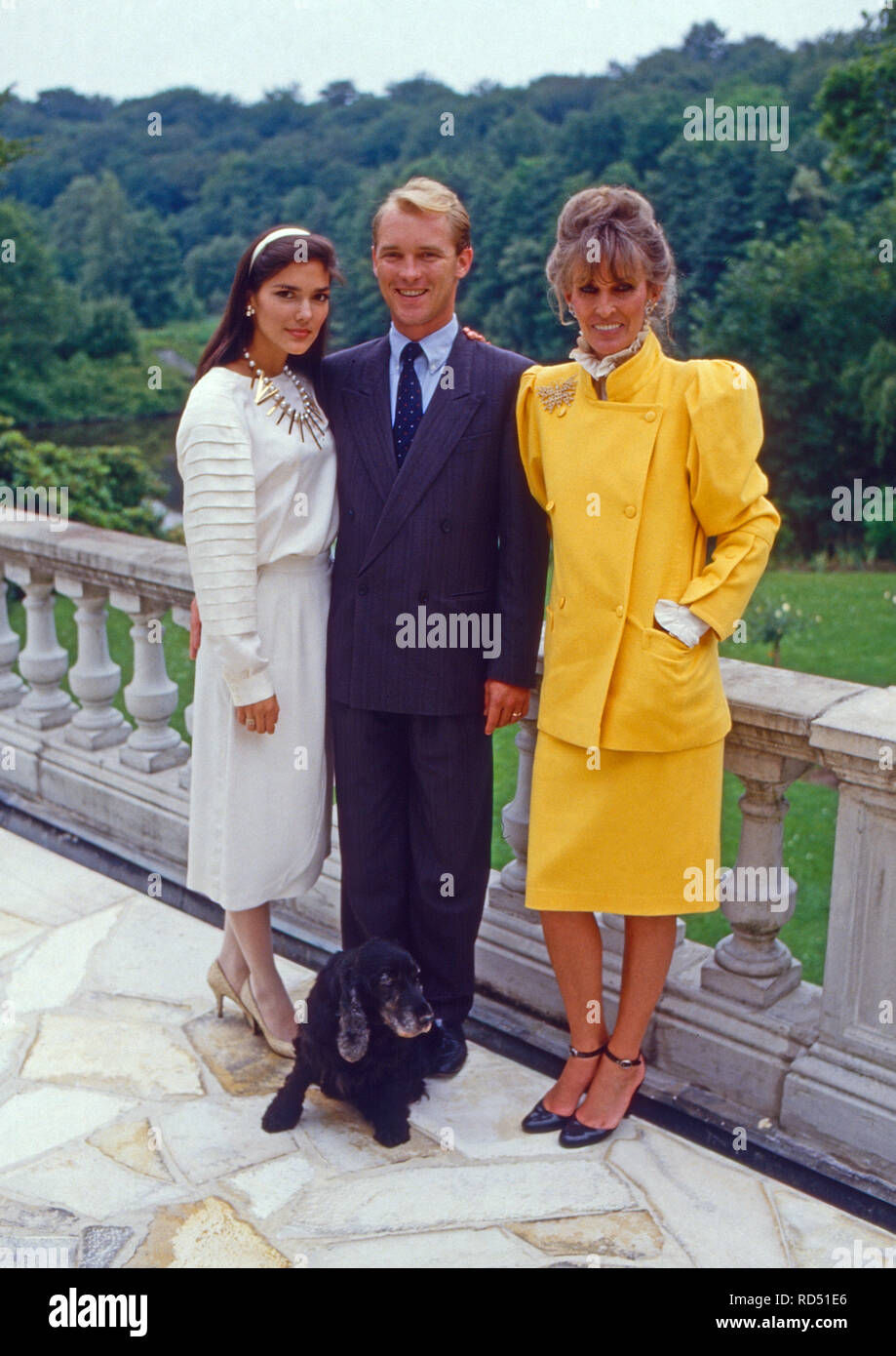 Carl Eduard von Bismarck mit seiner ersten Ehefrau, der amerikanischen ...