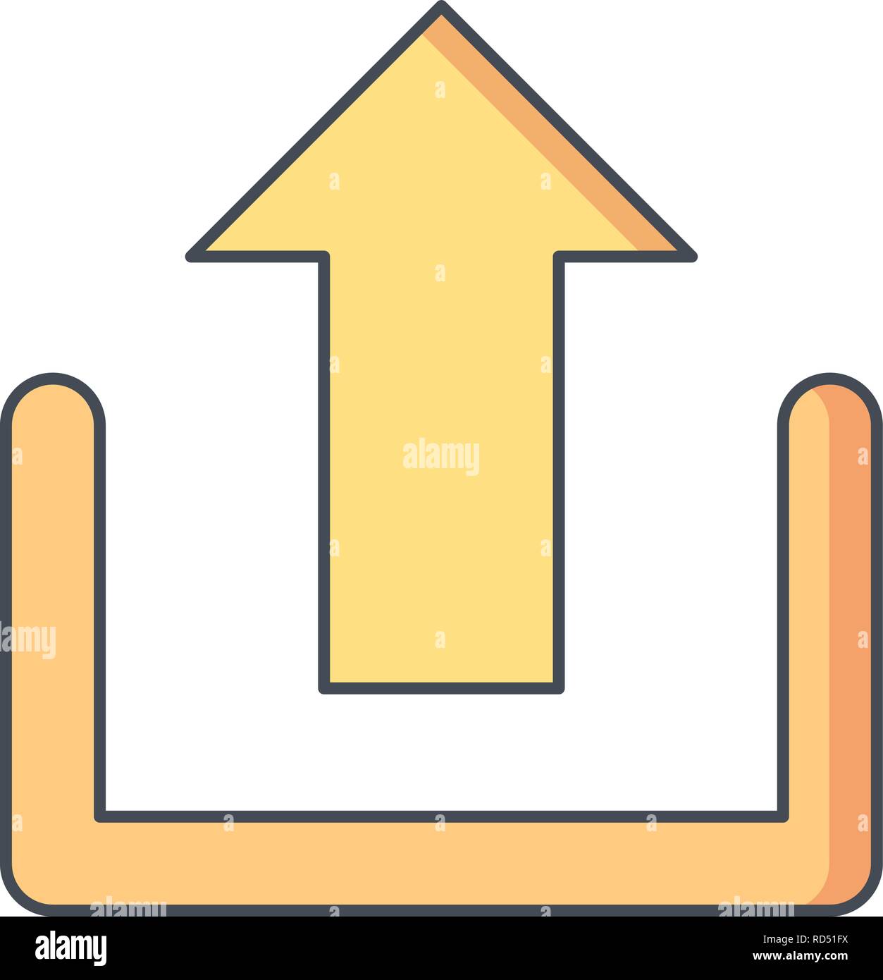 Upload Sign Icon Vector Illustration For Personal And Commercial Use ...