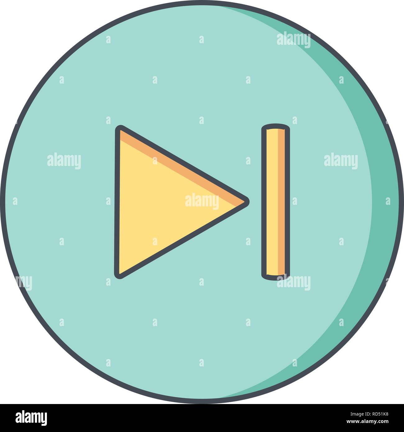 Next Sign Icon Vector Illustration For Personal And Commercial Use ...