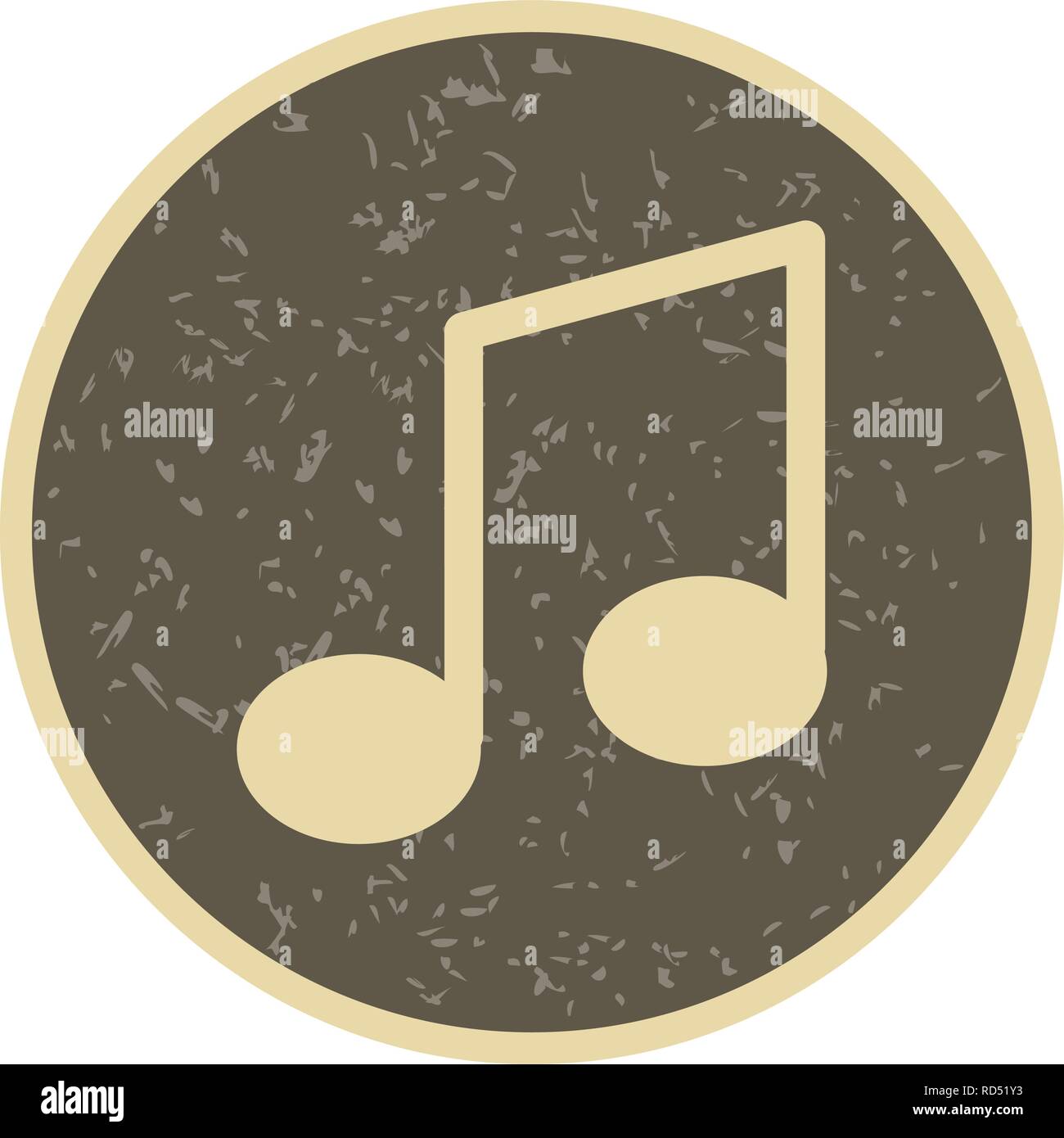 Music Note Sign Icon Vector Illustration For Personal And Commercial ...