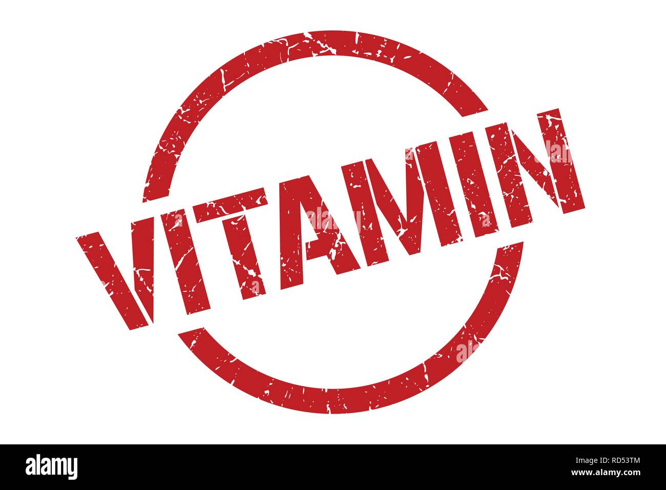 vitamin red round stamp Stock Vector Image & Art - Alamy