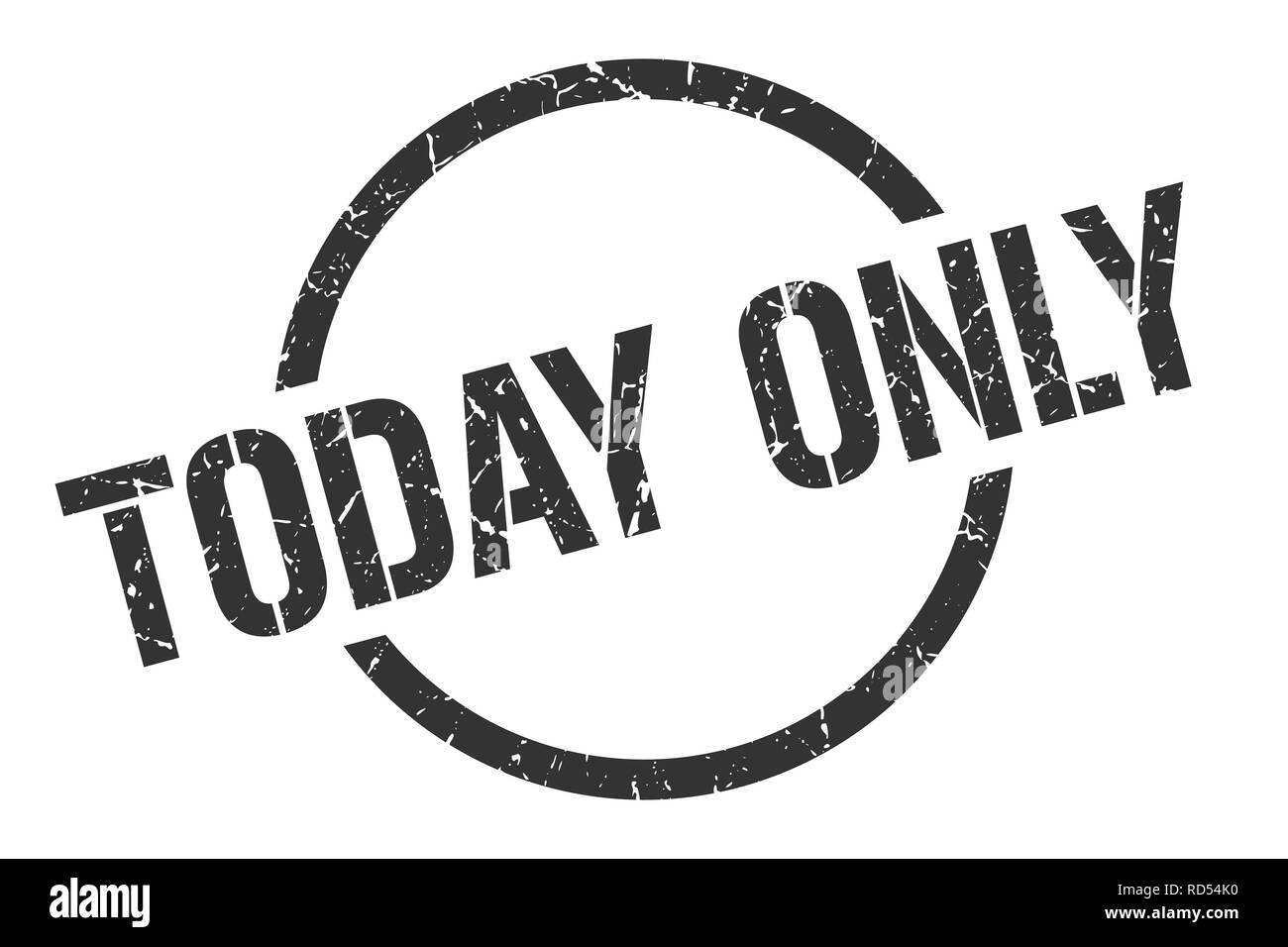 Only today stamp Black and White Stock Photos & Images - Alamy
