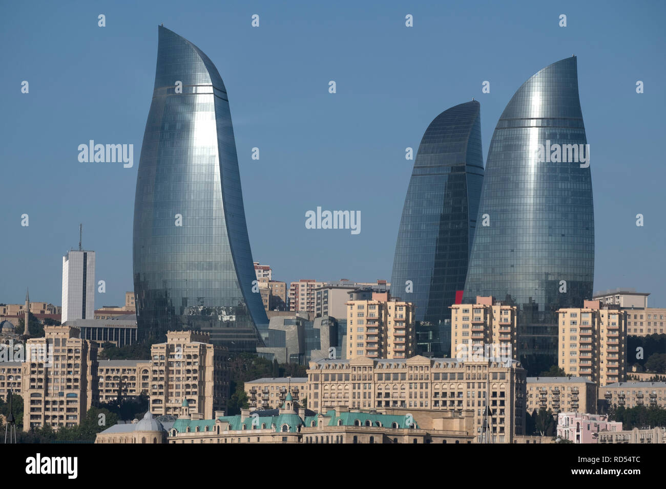 Flame towers hi-res stock photography and images - Alamy