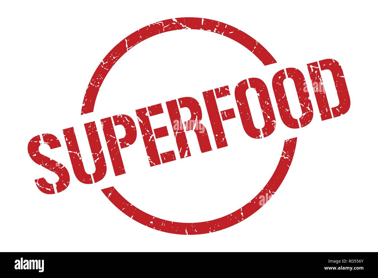 superfood red round stamp Stock Vector Image & Art - Alamy