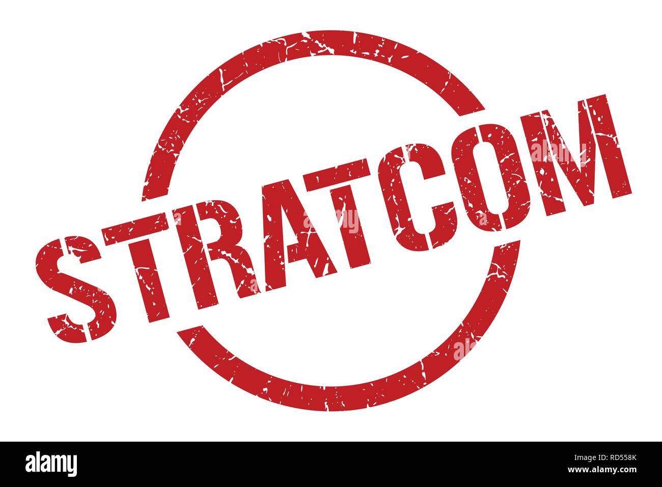 stratcom red round stamp Stock Vector Image & Art - Alamy