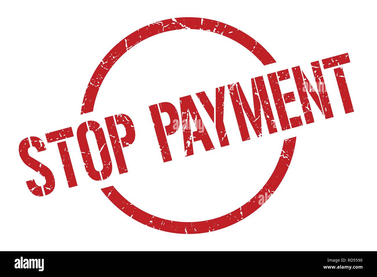 Stop payment seal hi-res stock photography and images - Alamy