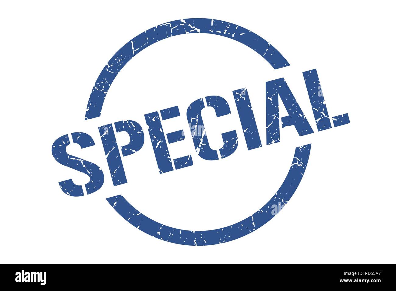 special blue round stamp Stock Vector Image & Art - Alamy