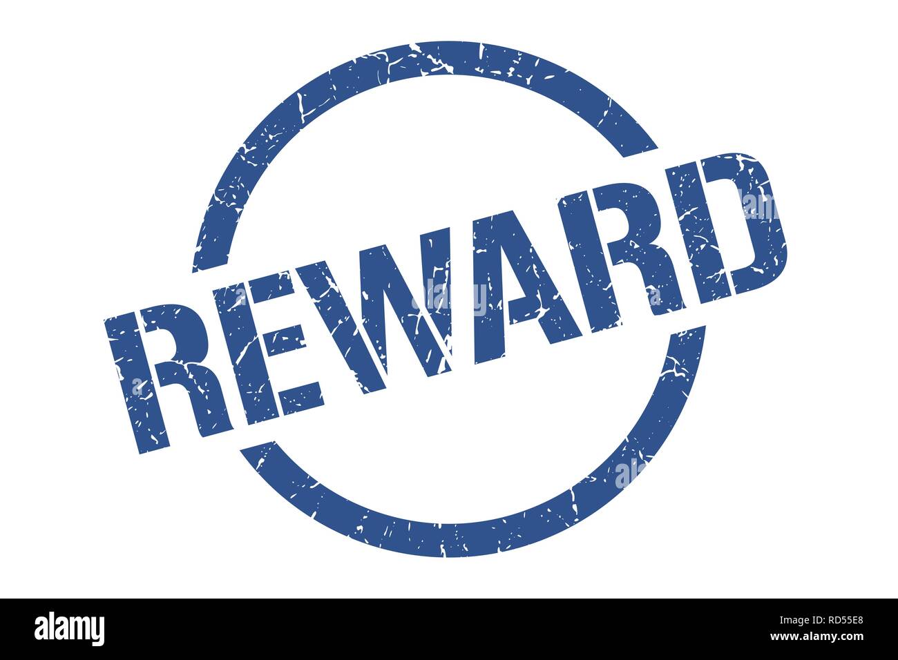 reward blue round stamp Stock Vector Image & Art - Alamy