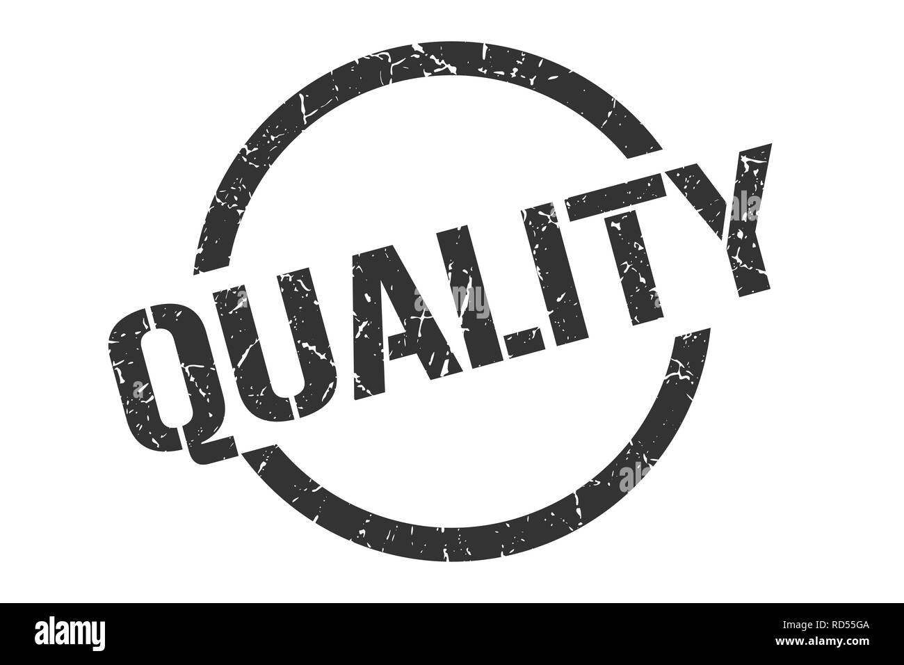 quality black round stamp Stock Vector Image & Art - Alamy