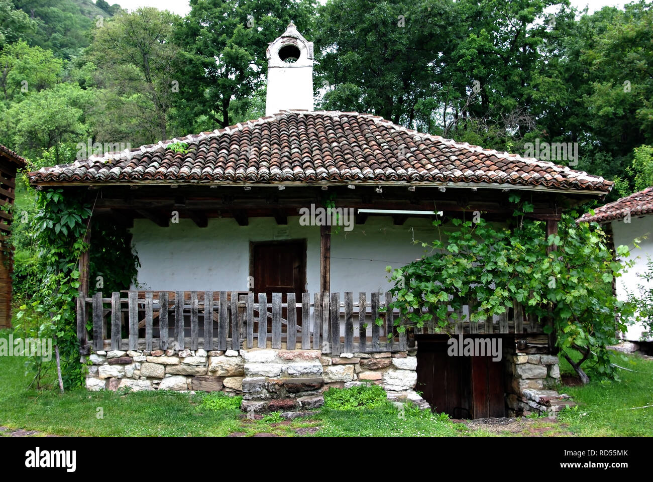 Traditional countryside familiy house from eastern Serbia Stock Photo ...
