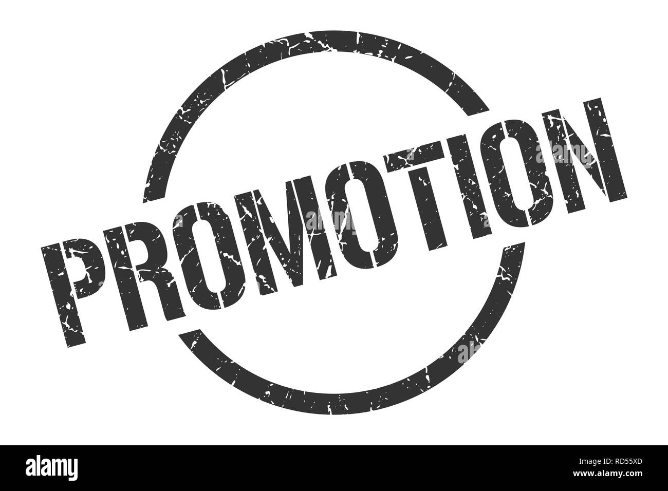 promotion black round stamp Stock Vector Image & Art - Alamy