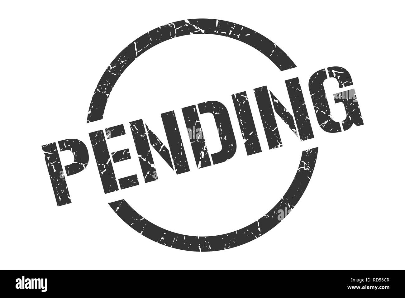 Pending rubber stamp Black and White Stock Photos & Images - Alamy