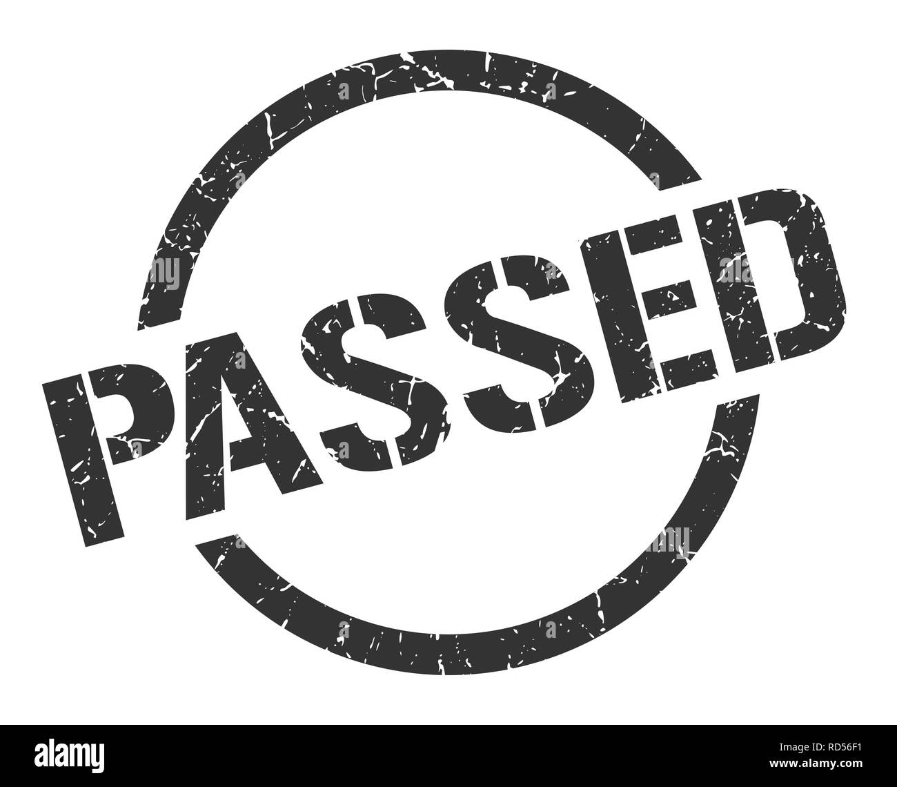 Passed rubber stamp Black and White Stock Photos & Images - Alamy