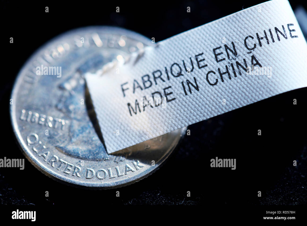China produce label hi-res stock photography and images - Alamy