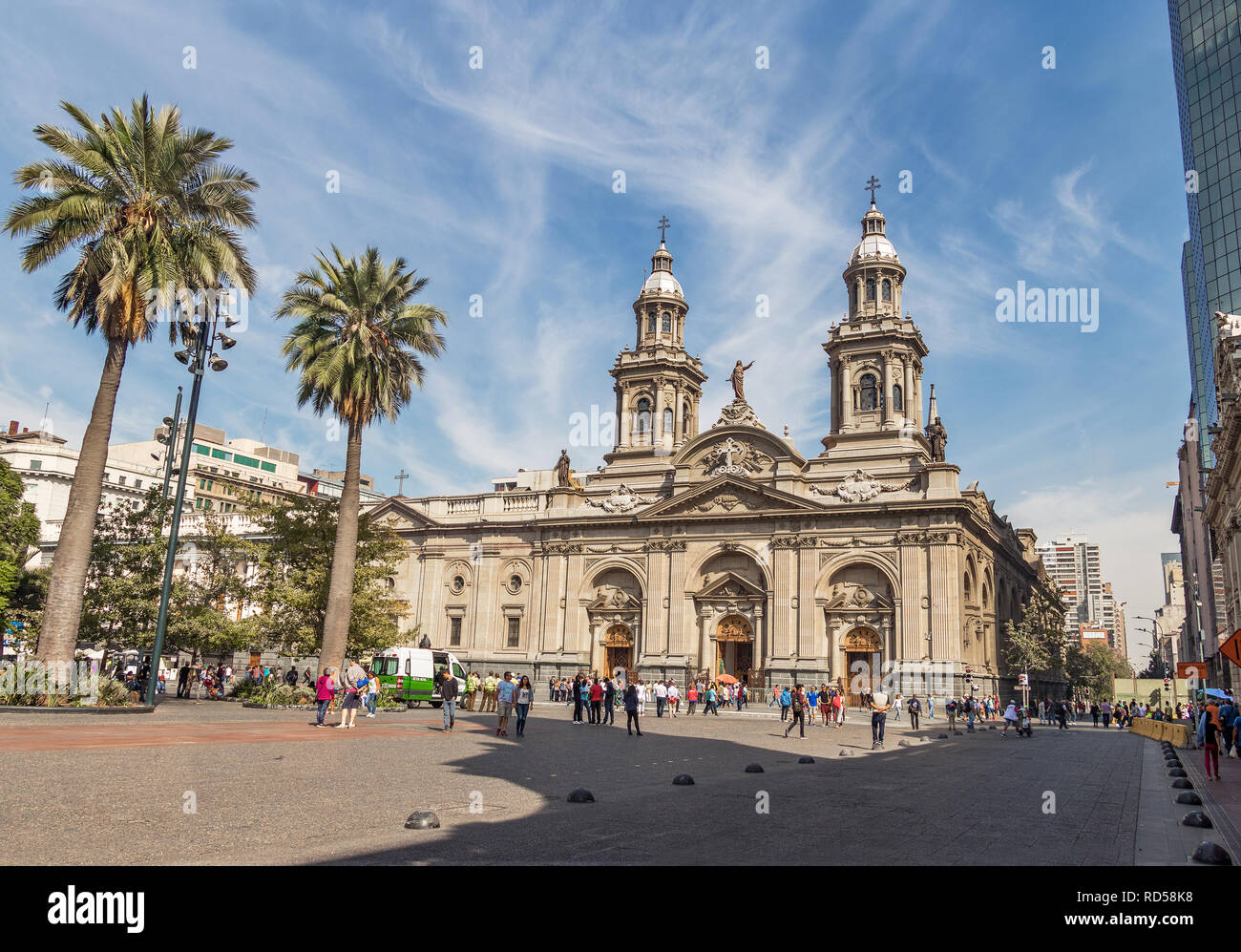 Santiago metropolitan cathedral hi-res stock photography and images - Alamy