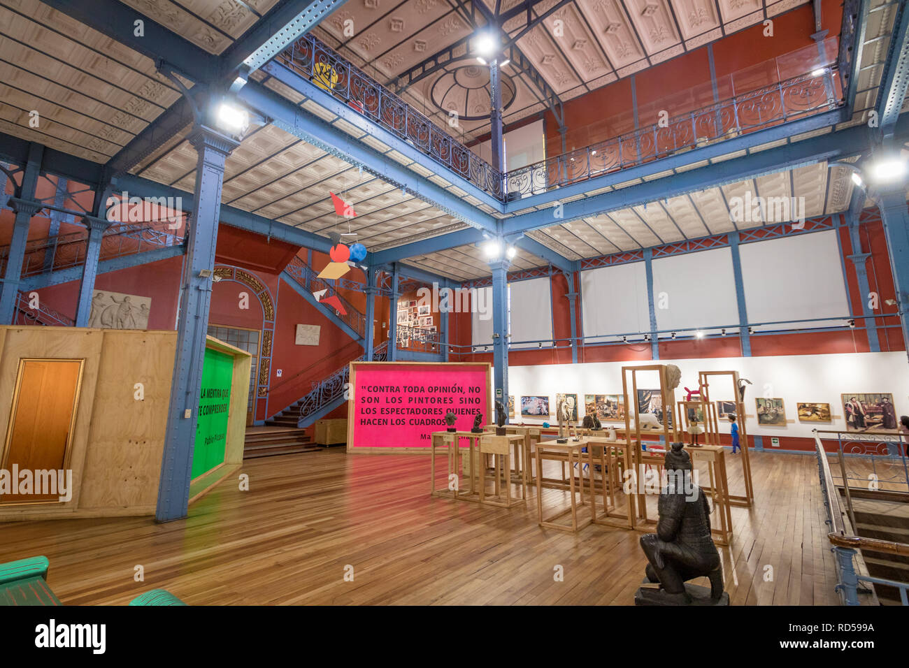 Artequin Museum interior - Santiago, Chile Stock Photo - Alamy