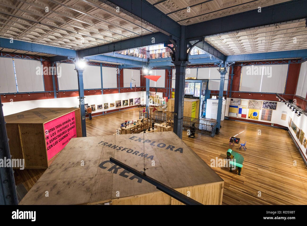 Artequin Museum interior - Santiago, Chile Stock Photo - Alamy