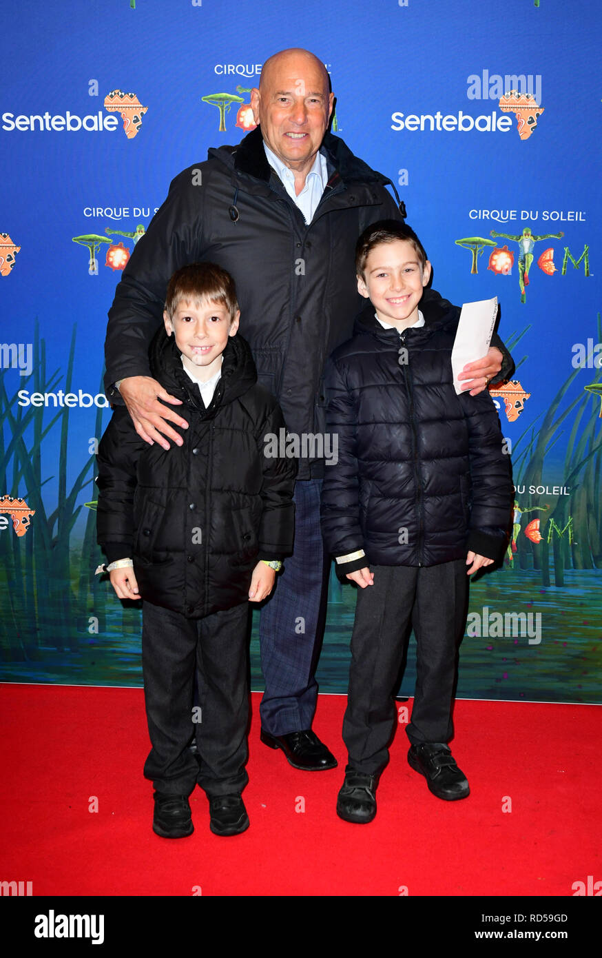 Claude Littner (centre) and Alex and Anthony Littner attending the ...
