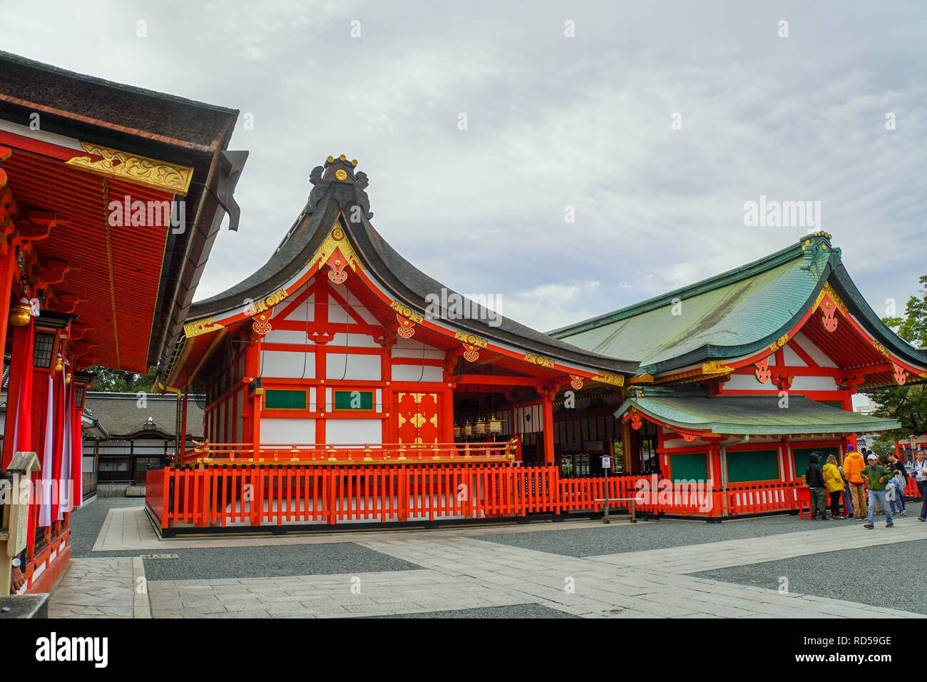 Japan, Kyoto, Fushimi Inari Taisha is the head shrine of the god Inari ...