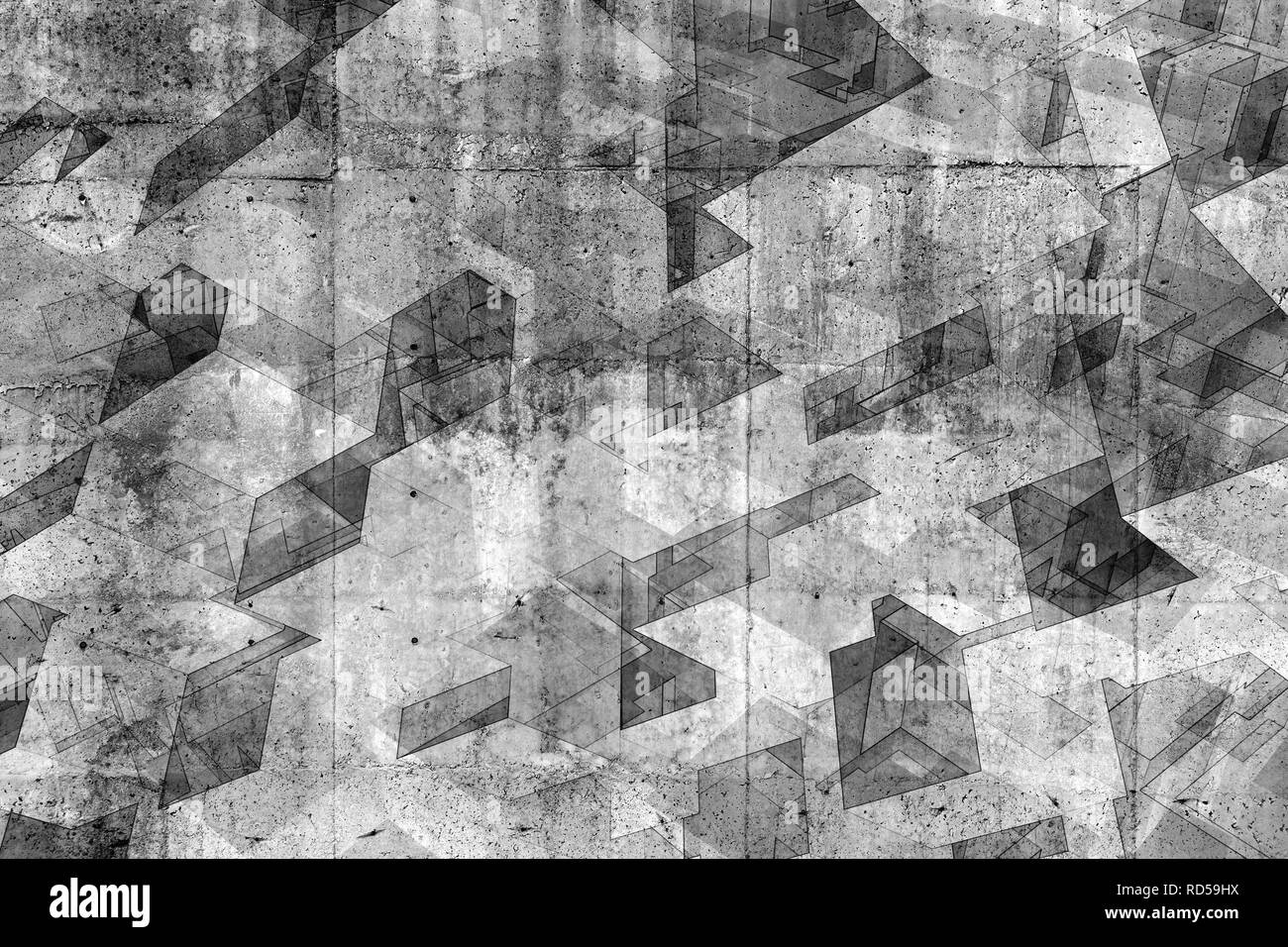 Abstract concrete background pattern, 3d render illustration Stock ...