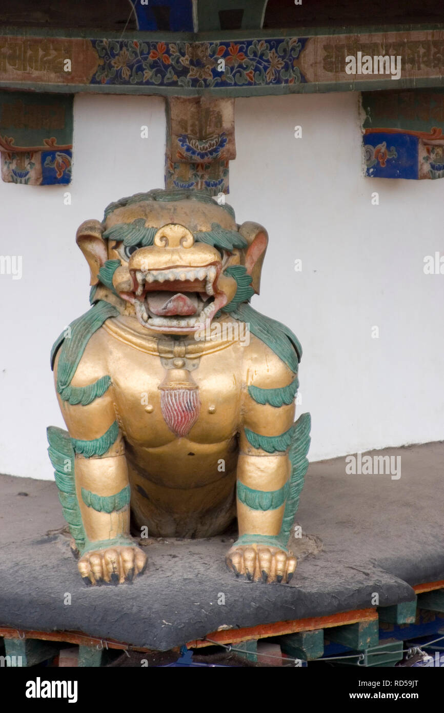 deities on temples in Lhasa Tibet Stock Photo - Alamy