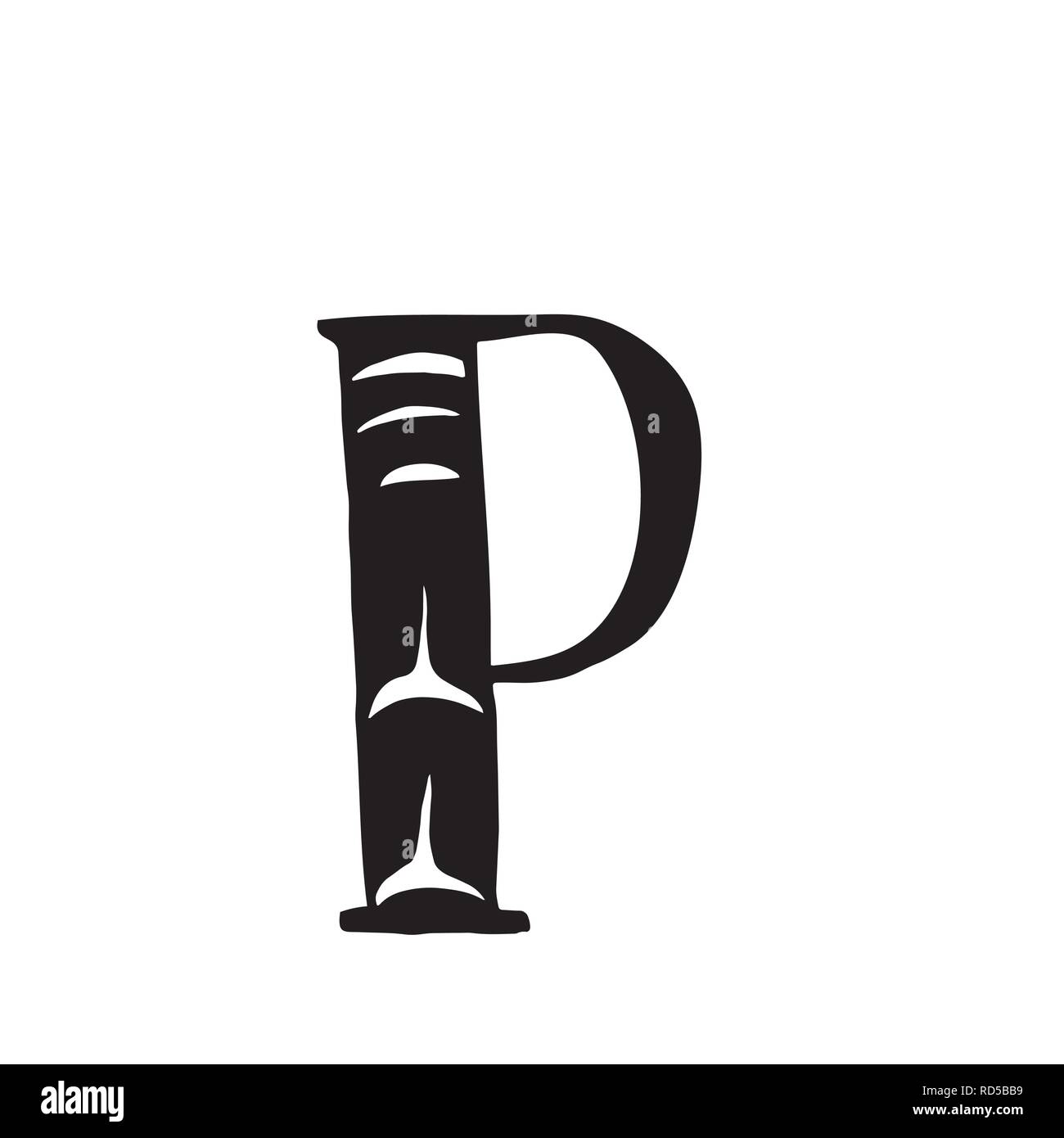 First letter of the modern english alphabet Stock Vector Images - Alamy