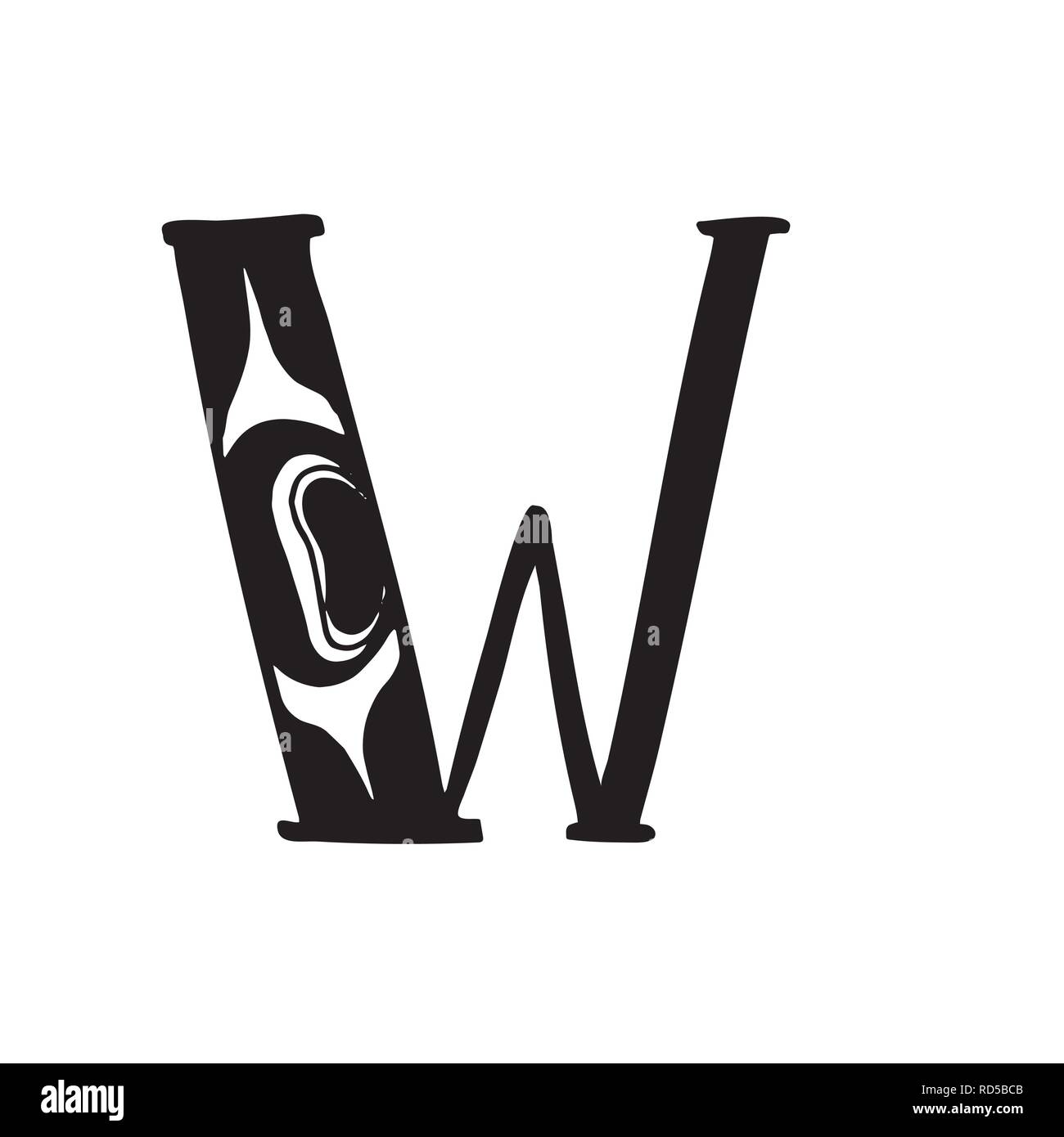 Vector hand drawn typeface Stock Vector Image & Art - Alamy