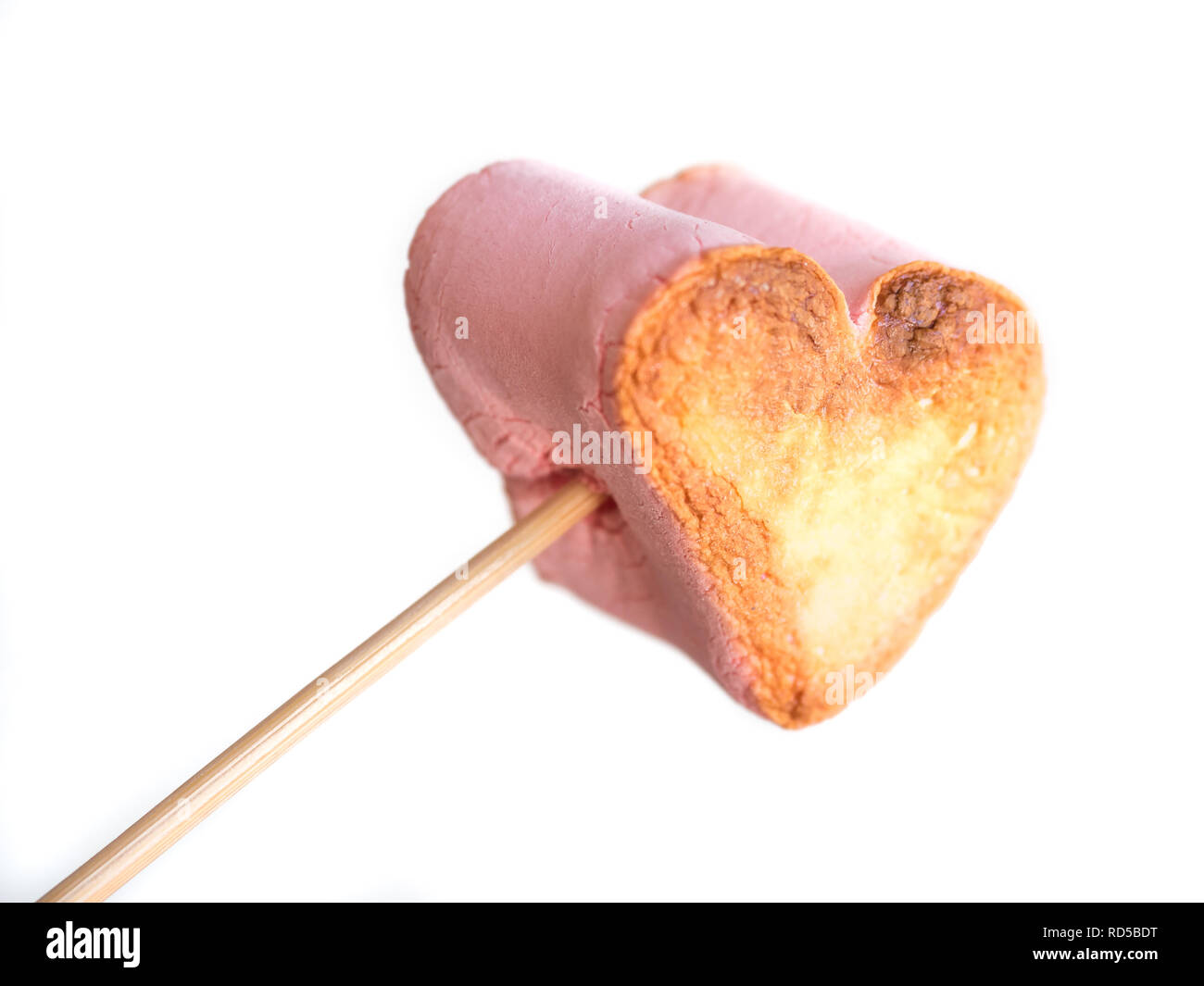 Toasted pink marshmallow hi-res stock photography and images - Alamy