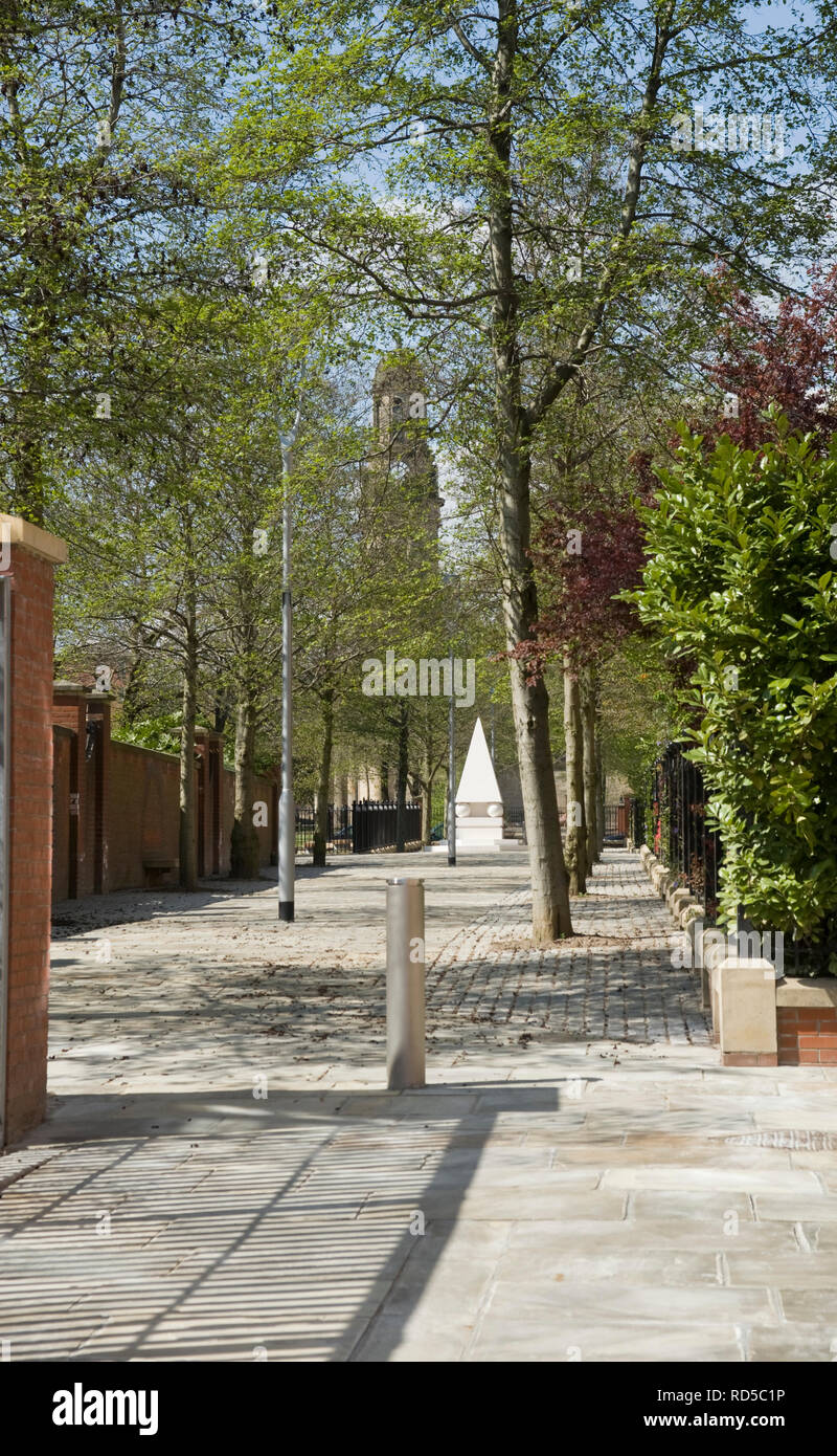 Salford Cathedral Walkway Stock Photo - Alamy