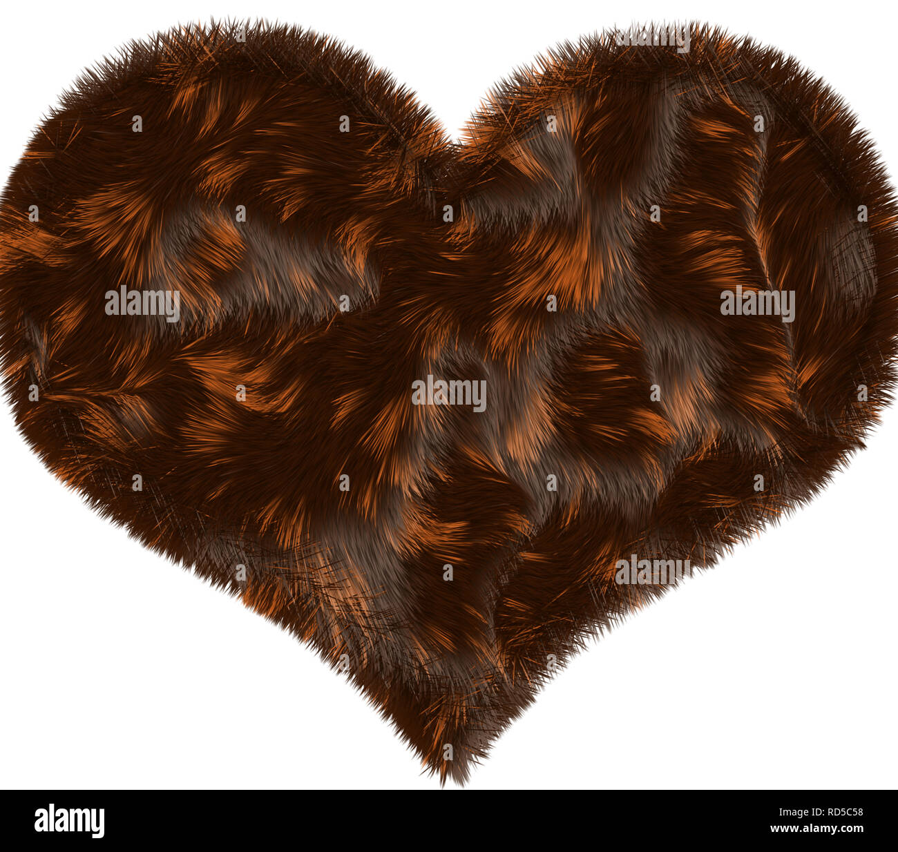 Calico fur textured heart, dark chocolate colors Stock Photo - Alamy