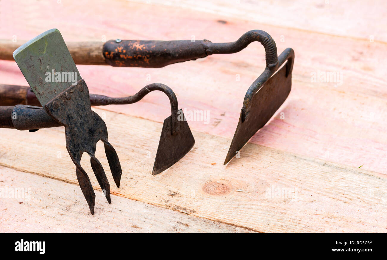 Antique garden tools hi-res stock photography and images - Alamy