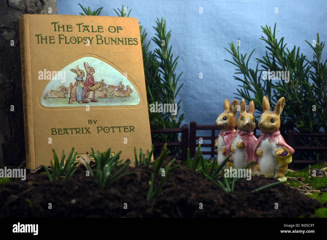 Vintage Beatrix Potter book of the Tale of the Flopsy Bunnies and ...